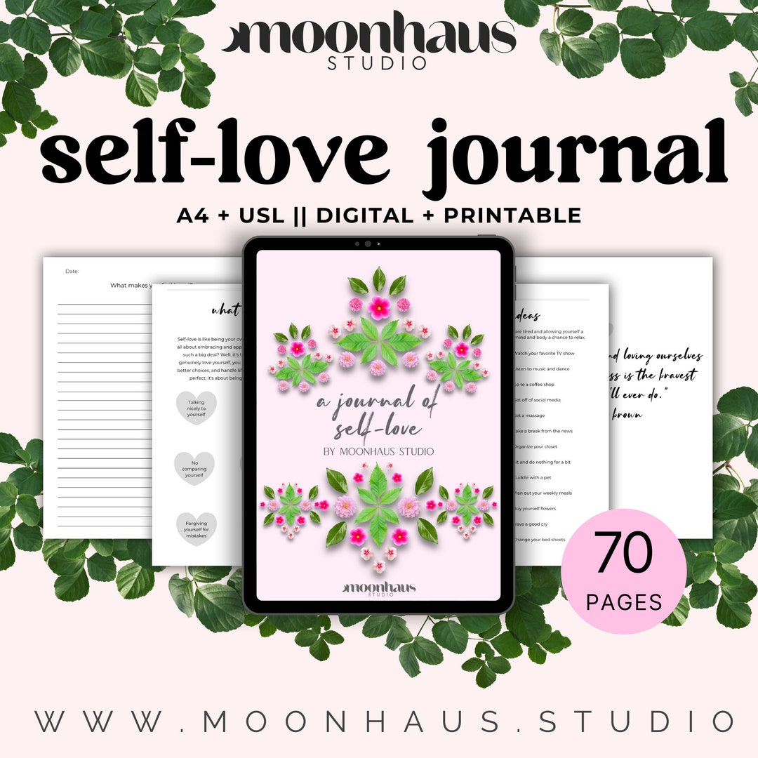 Printable Self-love Journal |manifesting Journal Pages | Journal ...