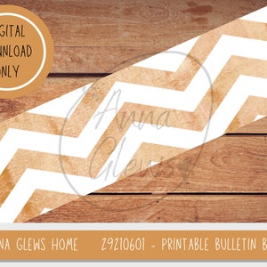 Classroom Bulletin Board Border Boho Nature Bronze Pattern, Classroom ...