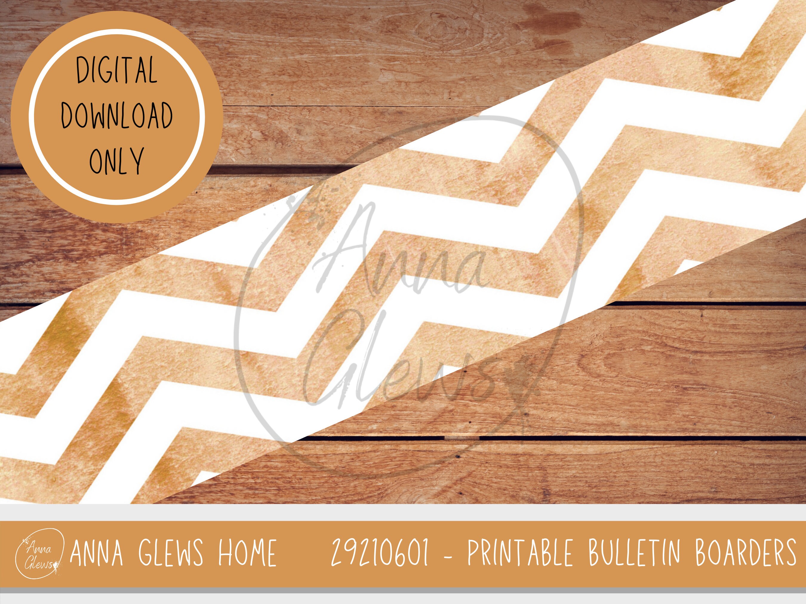 Classroom Bulletin Board Border Boho Nature Bronze Pattern, Classroom ...