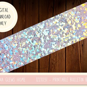 Classroom Bulletin Board Border Glitter Pattern, Classroom Decor ...