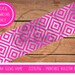 Classroom Bulletin Board Border Silver Pink Geometric Pattern Classroom ...