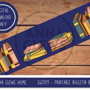 Classroom Bulletin Board Border Literature Pattern Classroom - Etsy