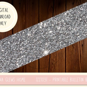 Classroom Bulletin Board Border Glitter Pattern, Classroom Decor ...