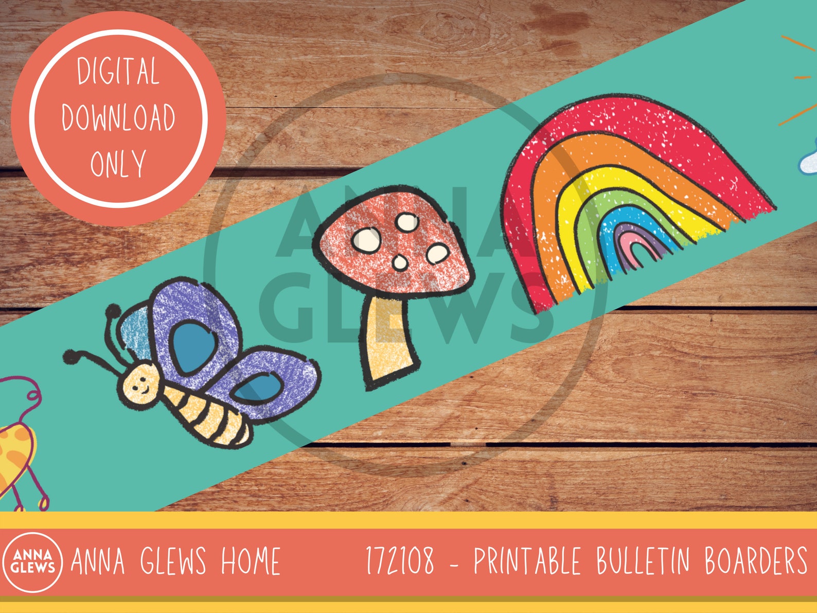 Classroom Bulletin Board Border Kindergarten Childs Drawing Pattern ...