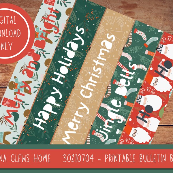 Christmas Bulletin Board Border - Etsy
