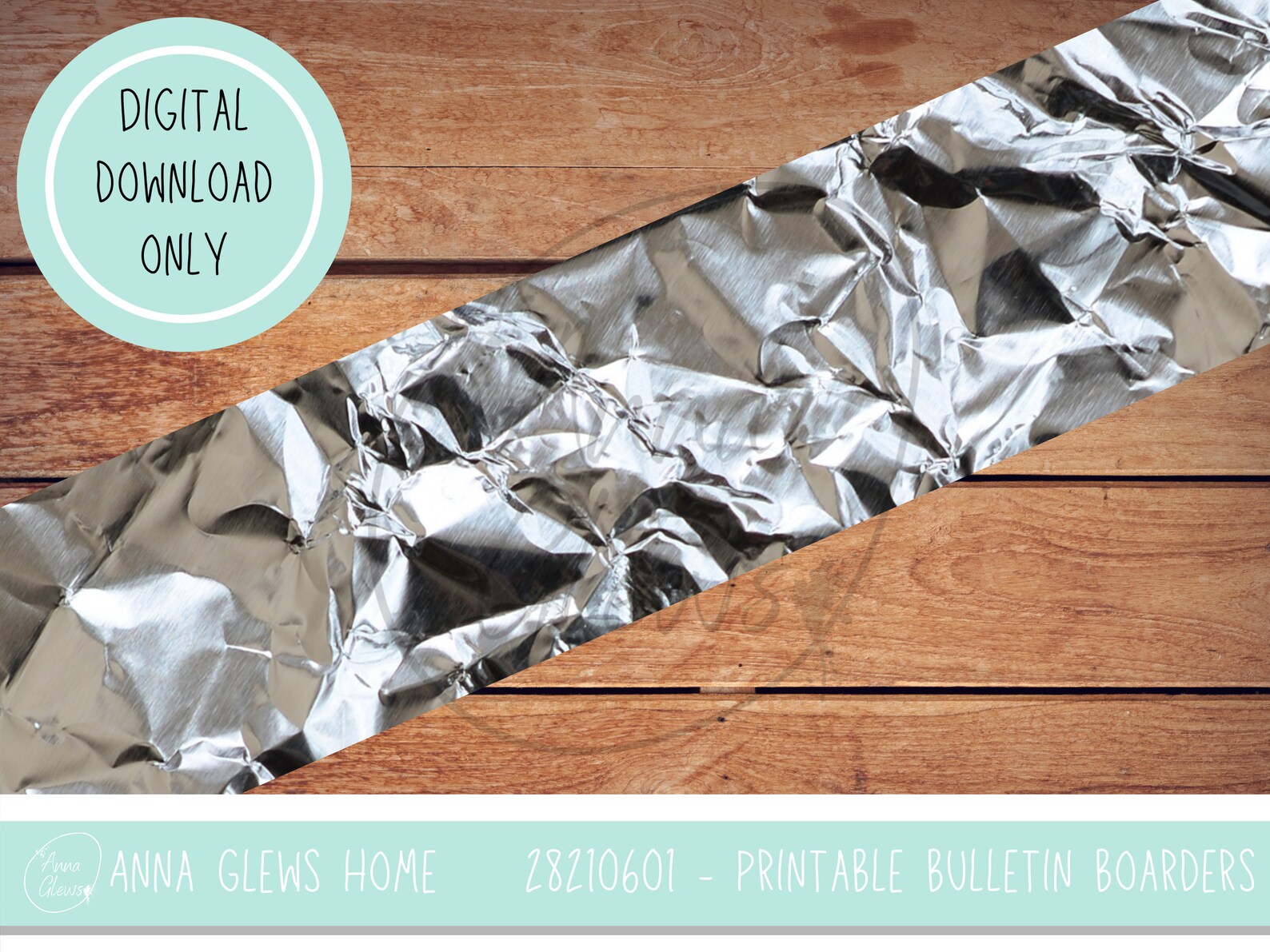 Classroom Bulletin Board Border Shimmer Foil Pattern Classroom Decor ...