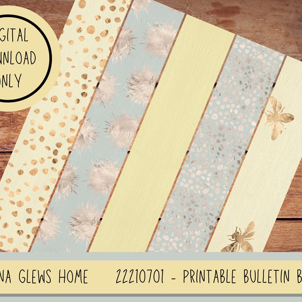 Yellow Bulletin Board Border - Etsy