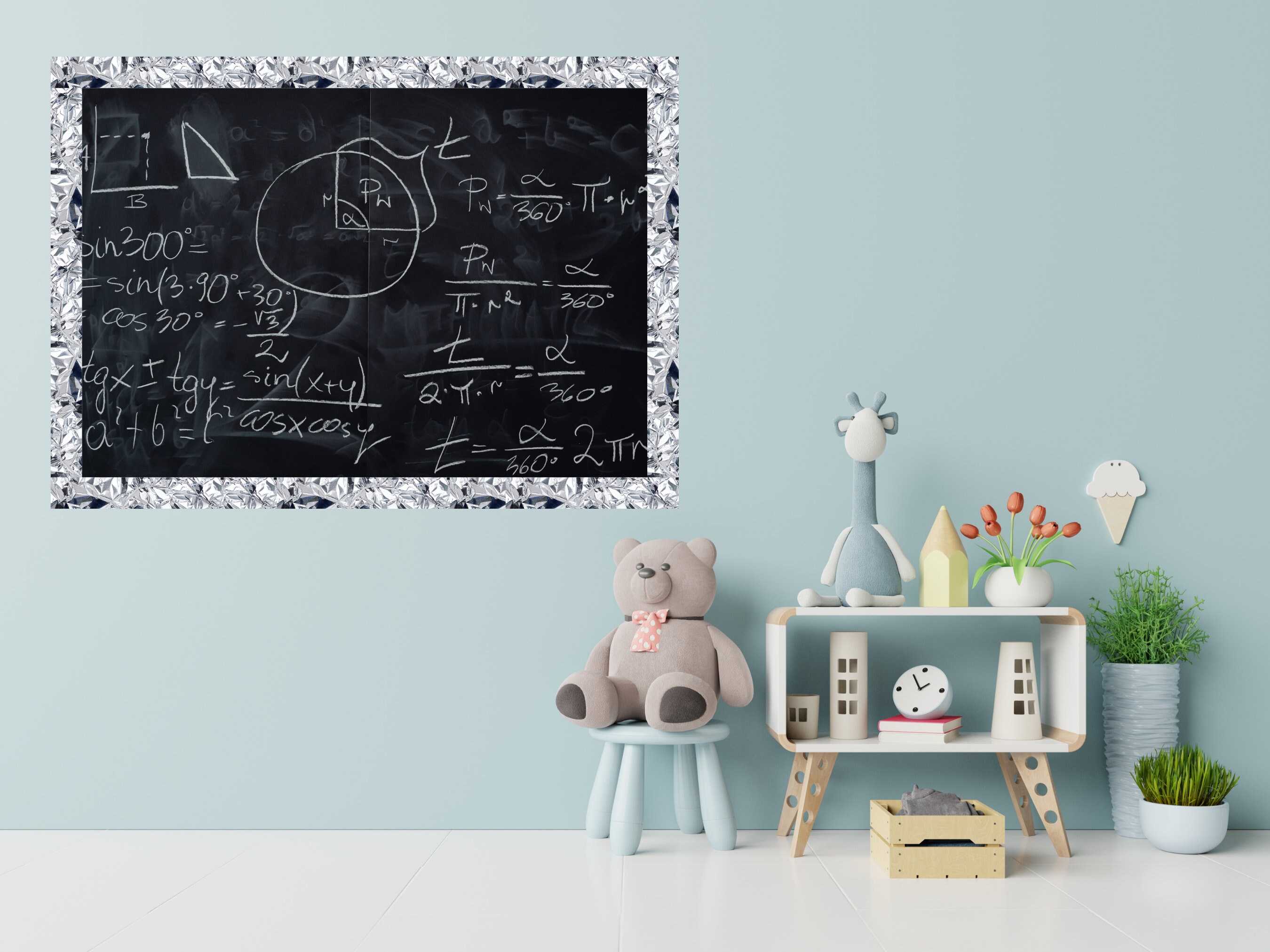 Classroom Bulletin Board Border Shimmer Foil Pattern Classroom Decor ...