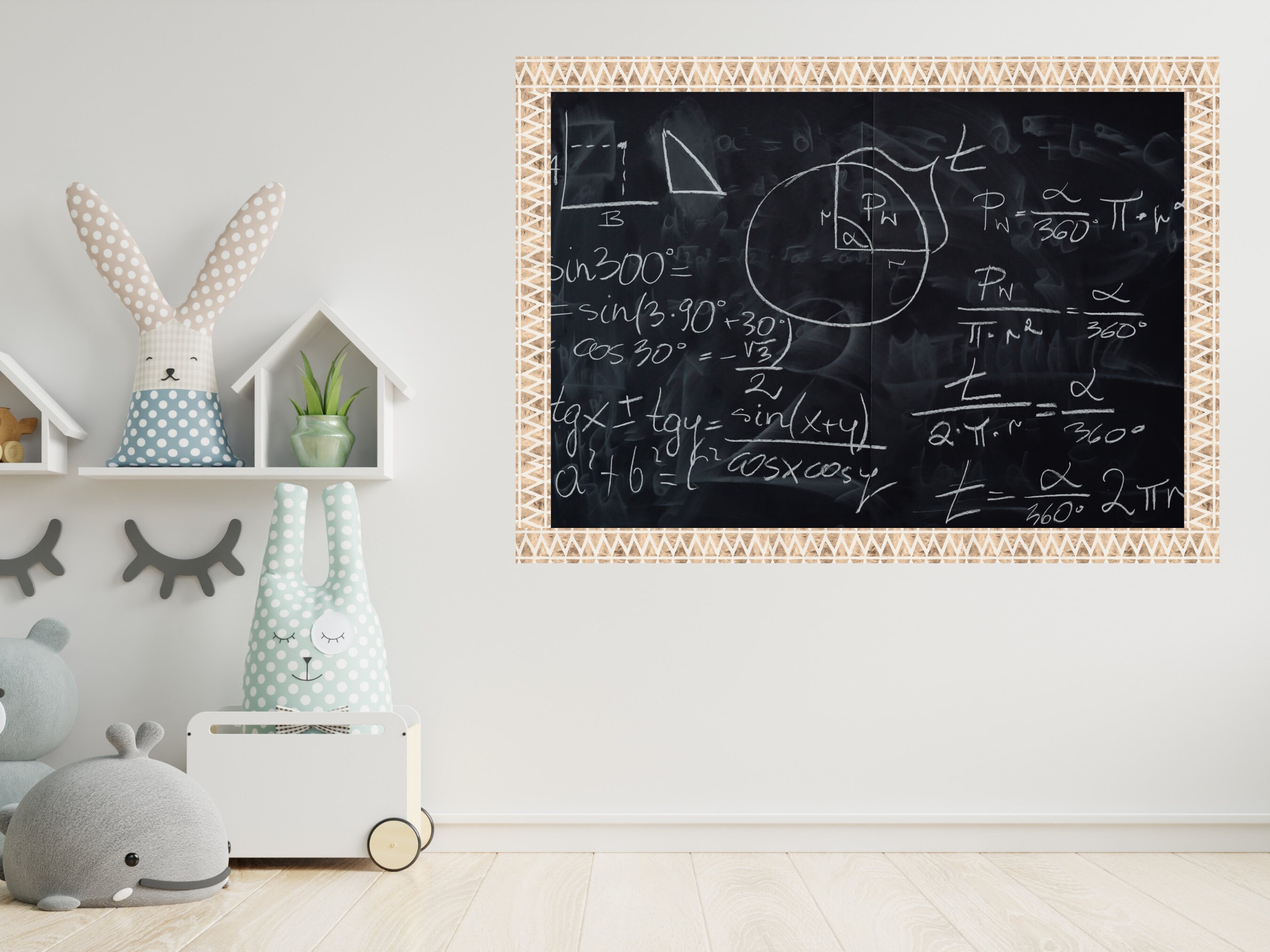 Classroom Bulletin Board Border Boho Nature Bronze Pattern, Classroom ...