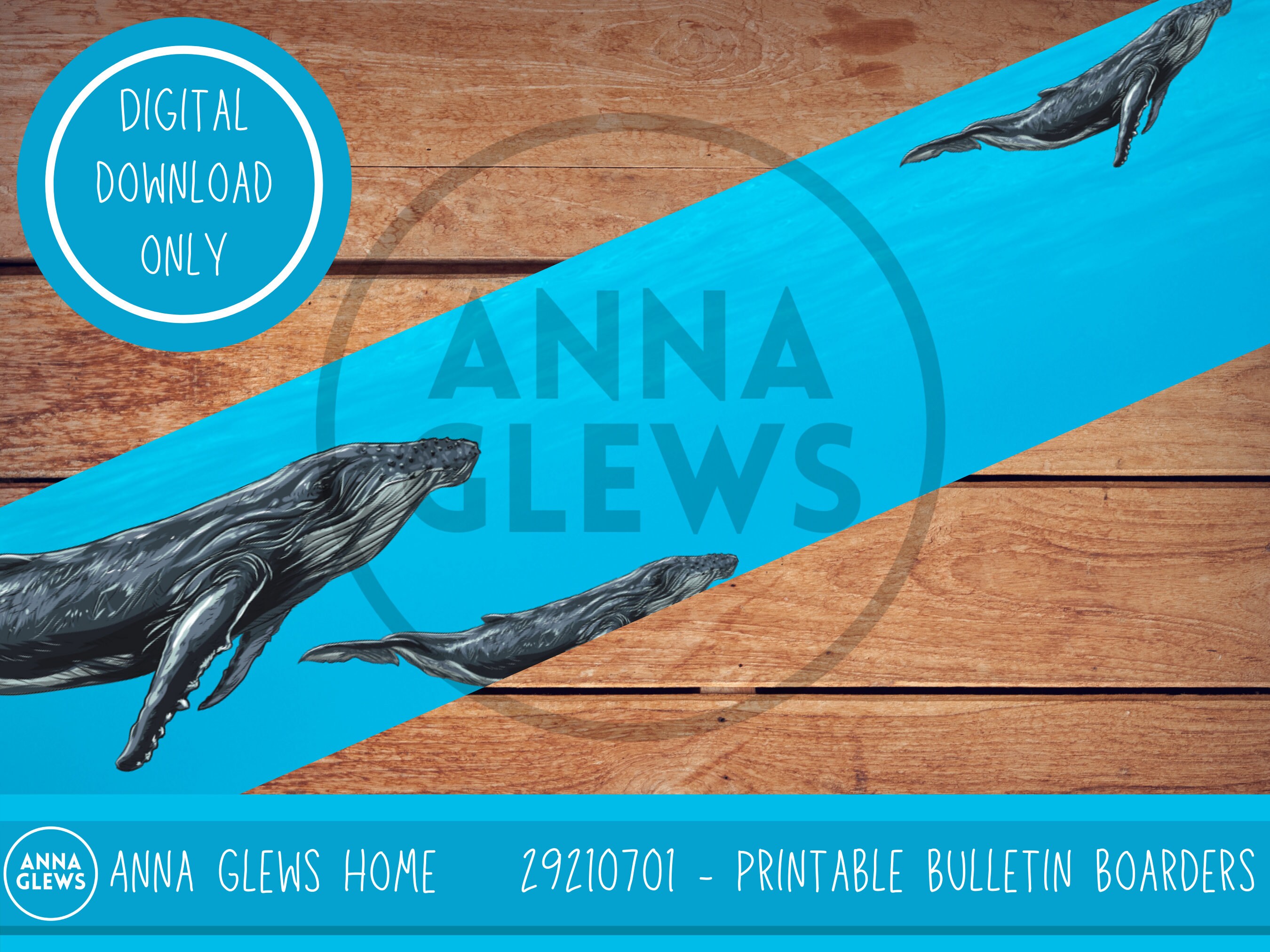 Classroom Bulletin Board Border Under the Sea Pattern Classroom Decor ...