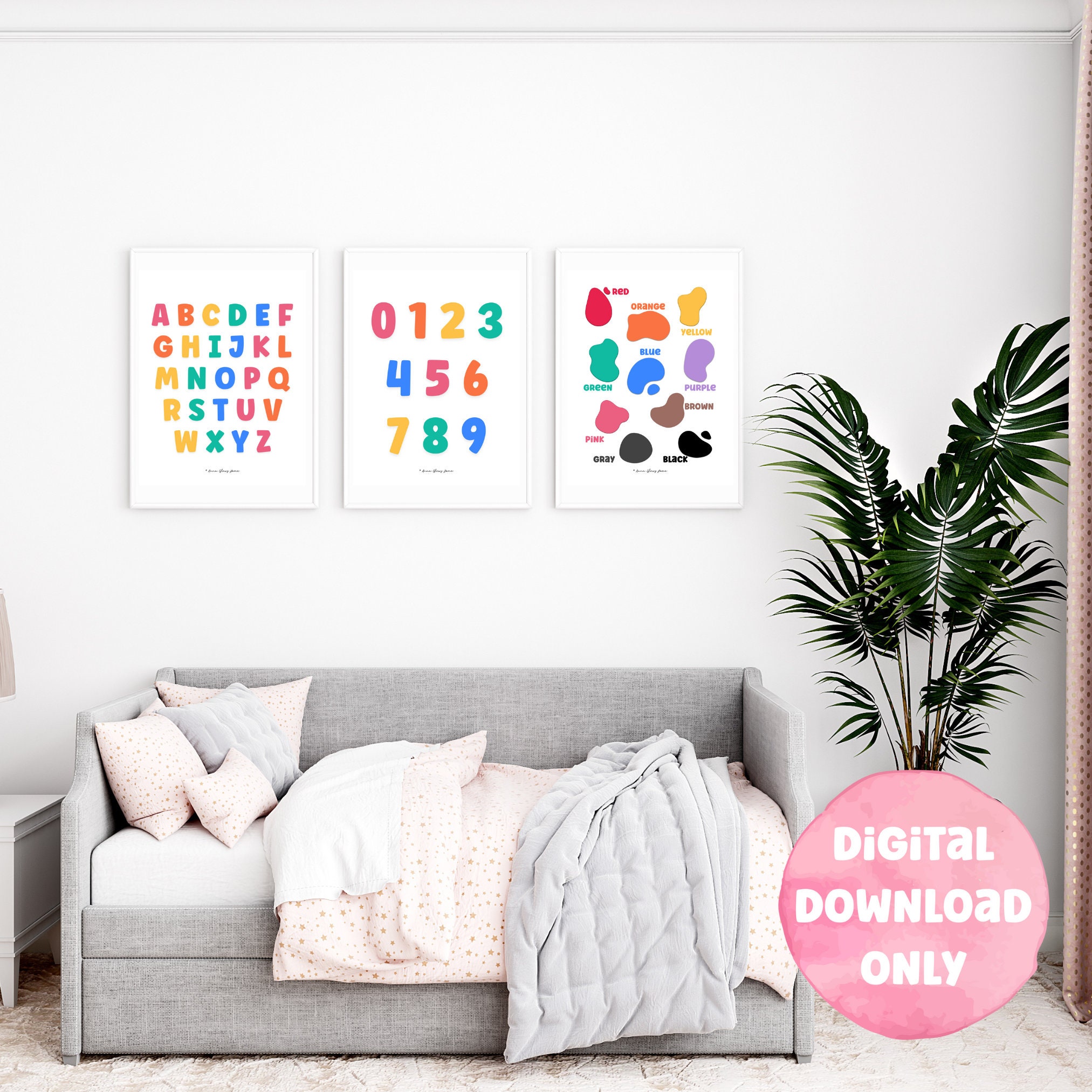 Printable Educational Posters for Babies, Kids & Classrooms Shapes ...