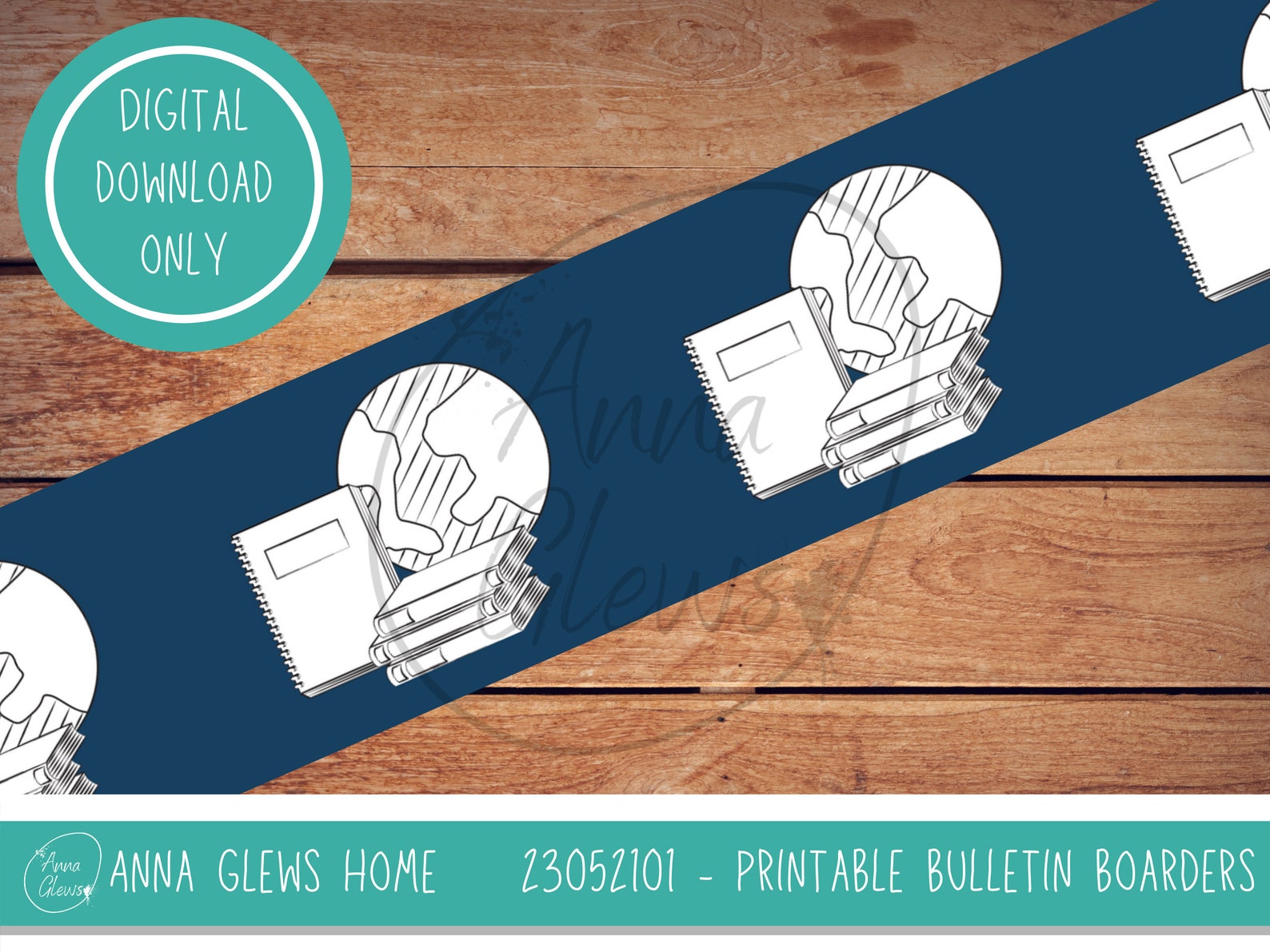 Classroom Bulletin Board Border Back to School Pattern, Classroom Decor ...