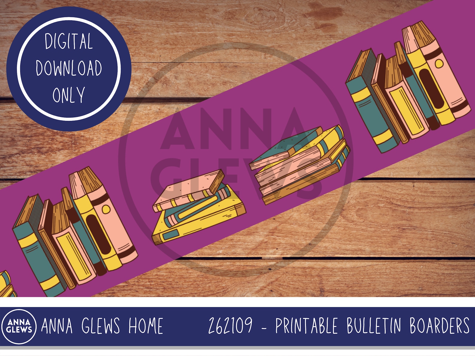 Classroom Bulletin Board Border Literature Pattern Classroom - Etsy