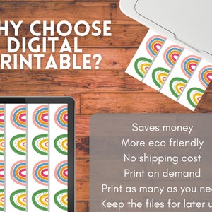 Classroom Bulletin Board Border Bright Rainbow Pattern | Etsy