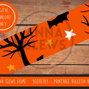 Classroom Bulletin Board Border Bundle Halloween Pattern Classroom ...