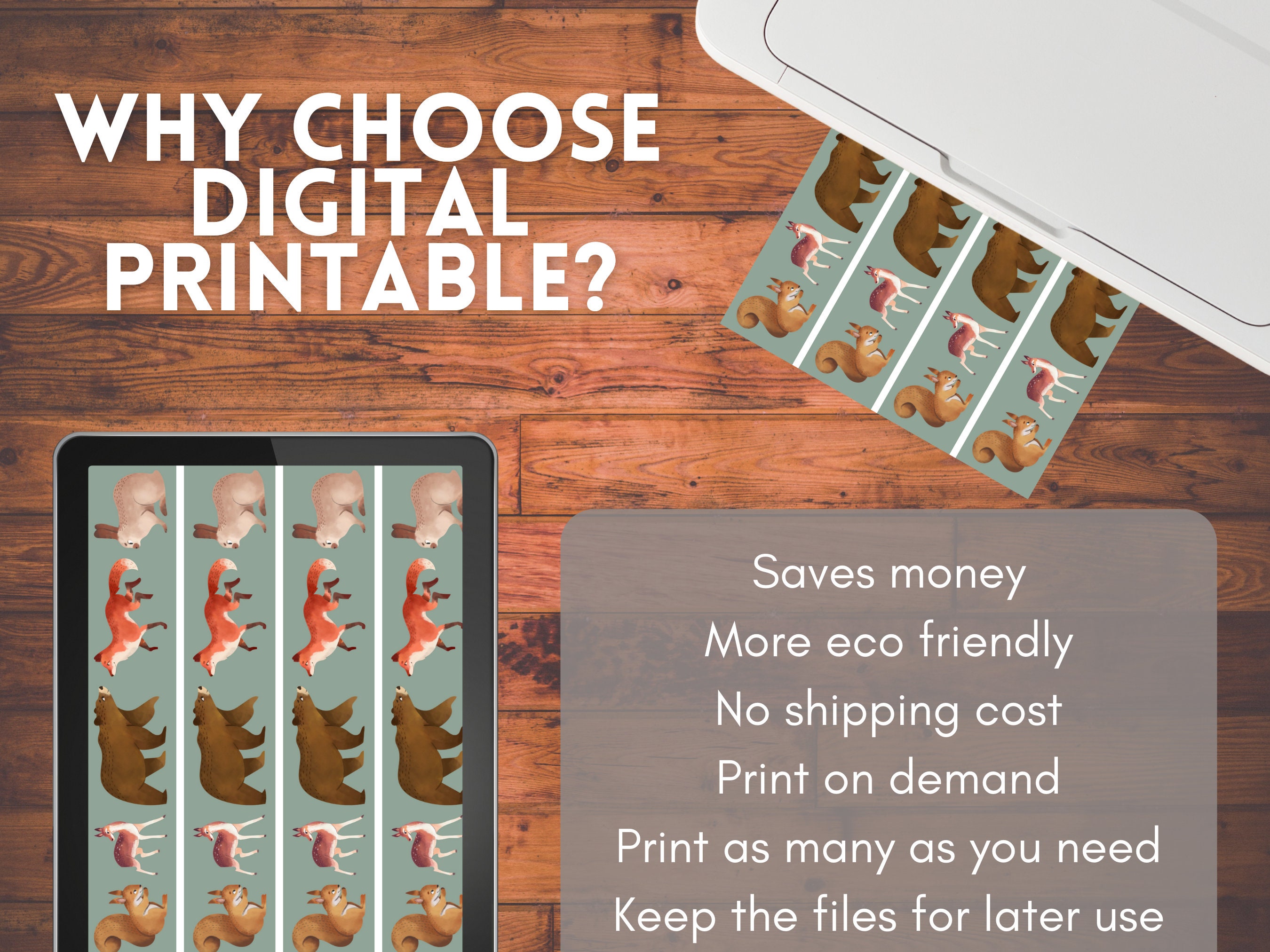 Boho Nature Woodland Animals Bulletin Board Border – Teacher Classroom ...