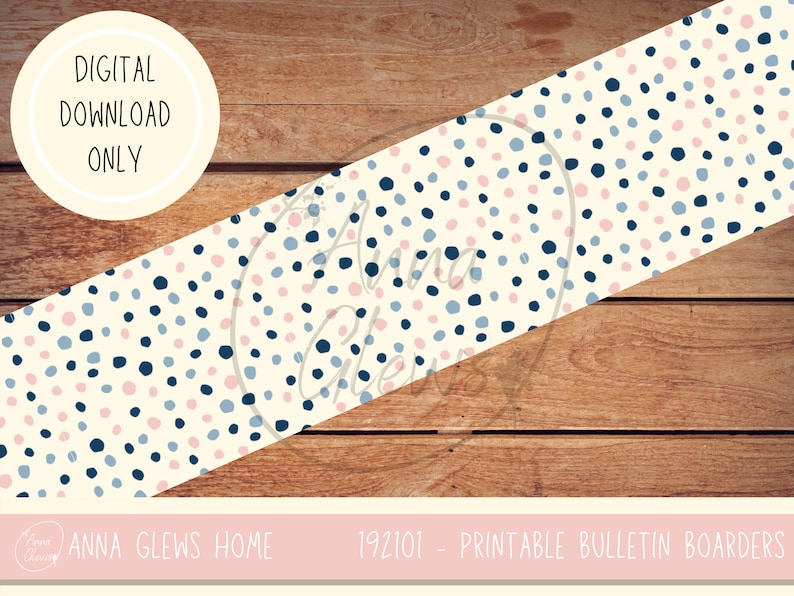 Classroom Bulletin Board Border Boho Neutral Pattern, Classroom Decor ...