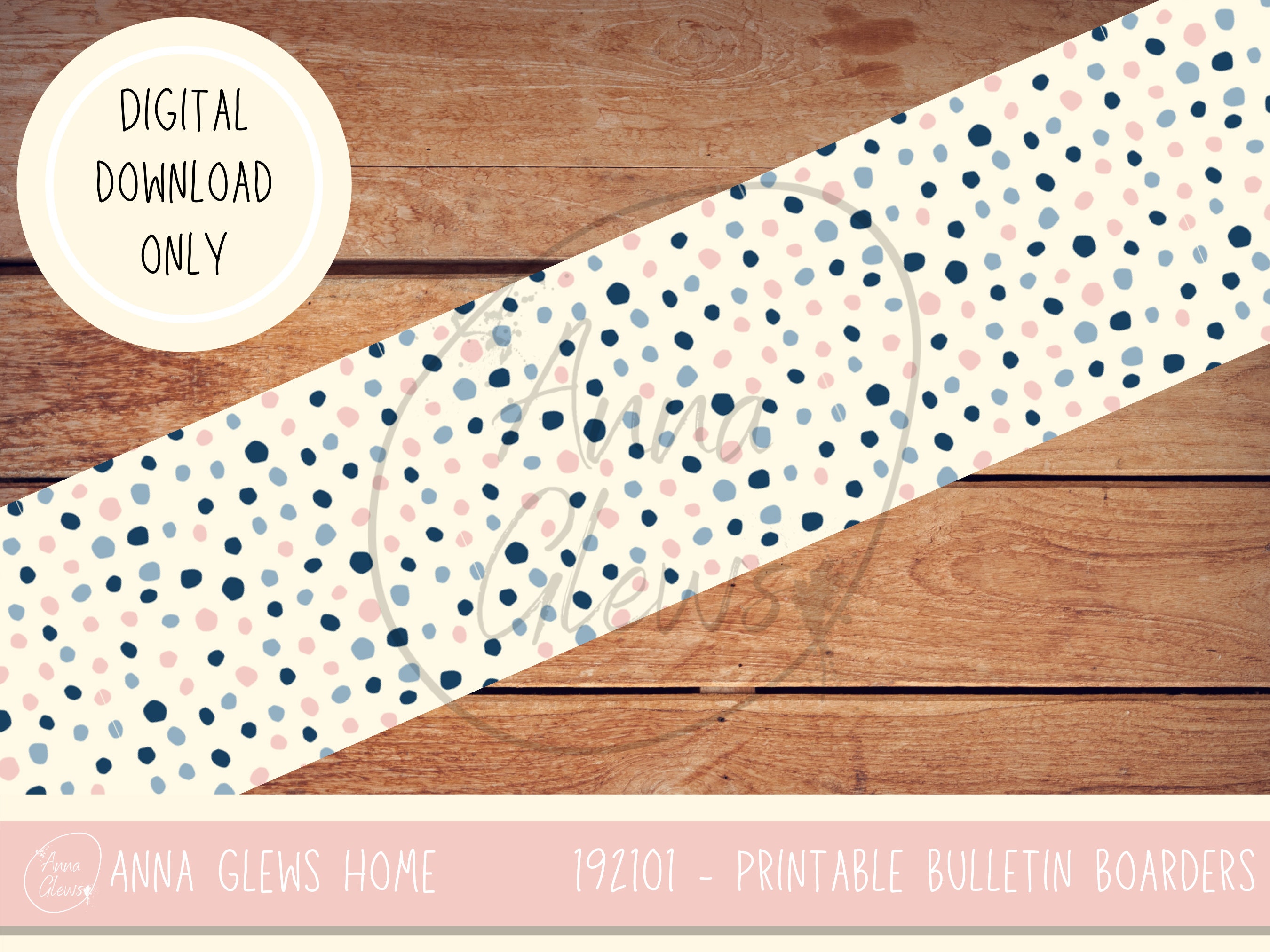 Classroom Bulletin Board Border Boho Neutral Pattern, Classroom Decor ...