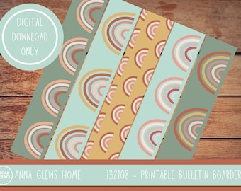 Classroom Bulletin Board Border Glitter Pattern, Classroom Decor ...