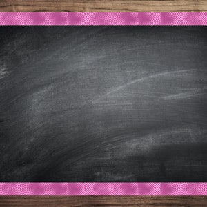 Classroom Bulletin Board Border Silver Pink Geometric Pattern Classroom ...