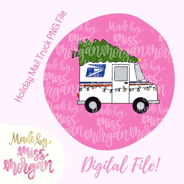 Mail Truck Clipart - Etsy