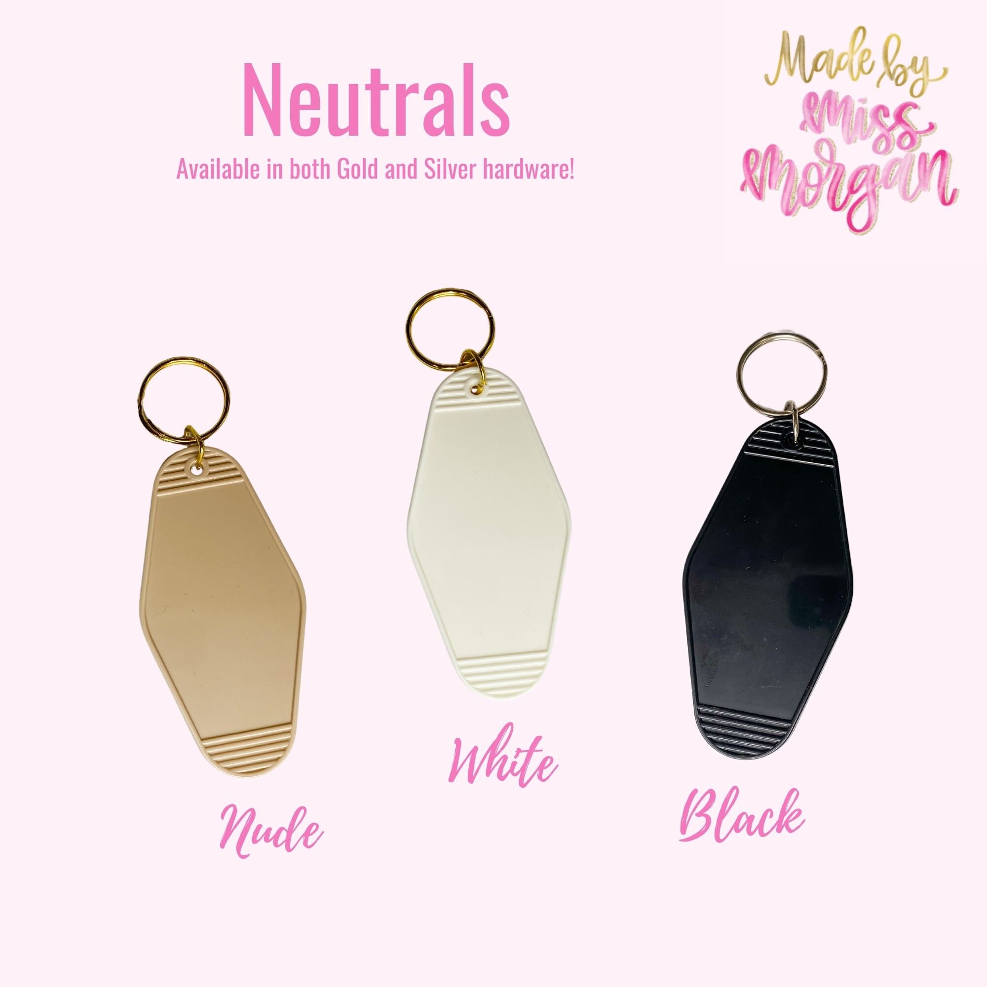 Iced Coffee O'clock Motel Style Keychain Coffee Lover | Etsy