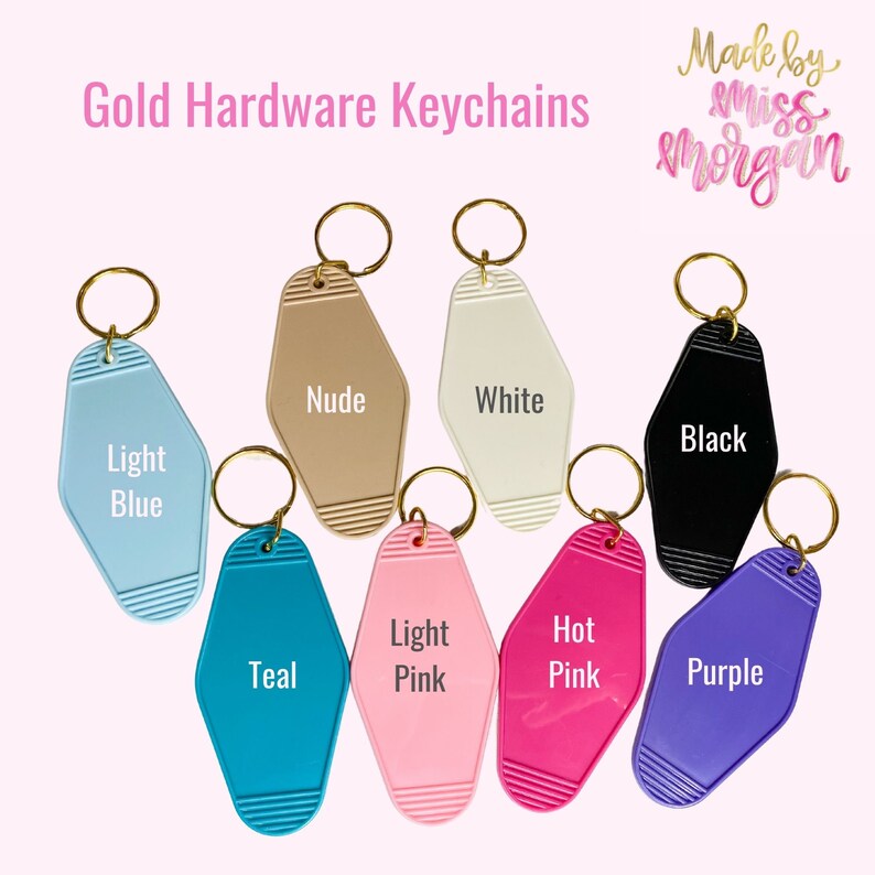 Iced Coffee O'clock Motel Style Keychain Coffee Lover - Etsy