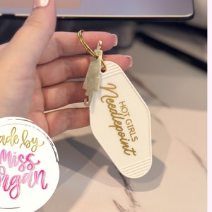 NDLPT Motel Keychain With Needle Threader Needlepoint Keychain Tool ...