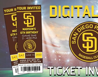 Padres Birthday Invitation | Etsy