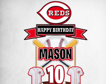 Cincinnati Reds Birthday | Etsy