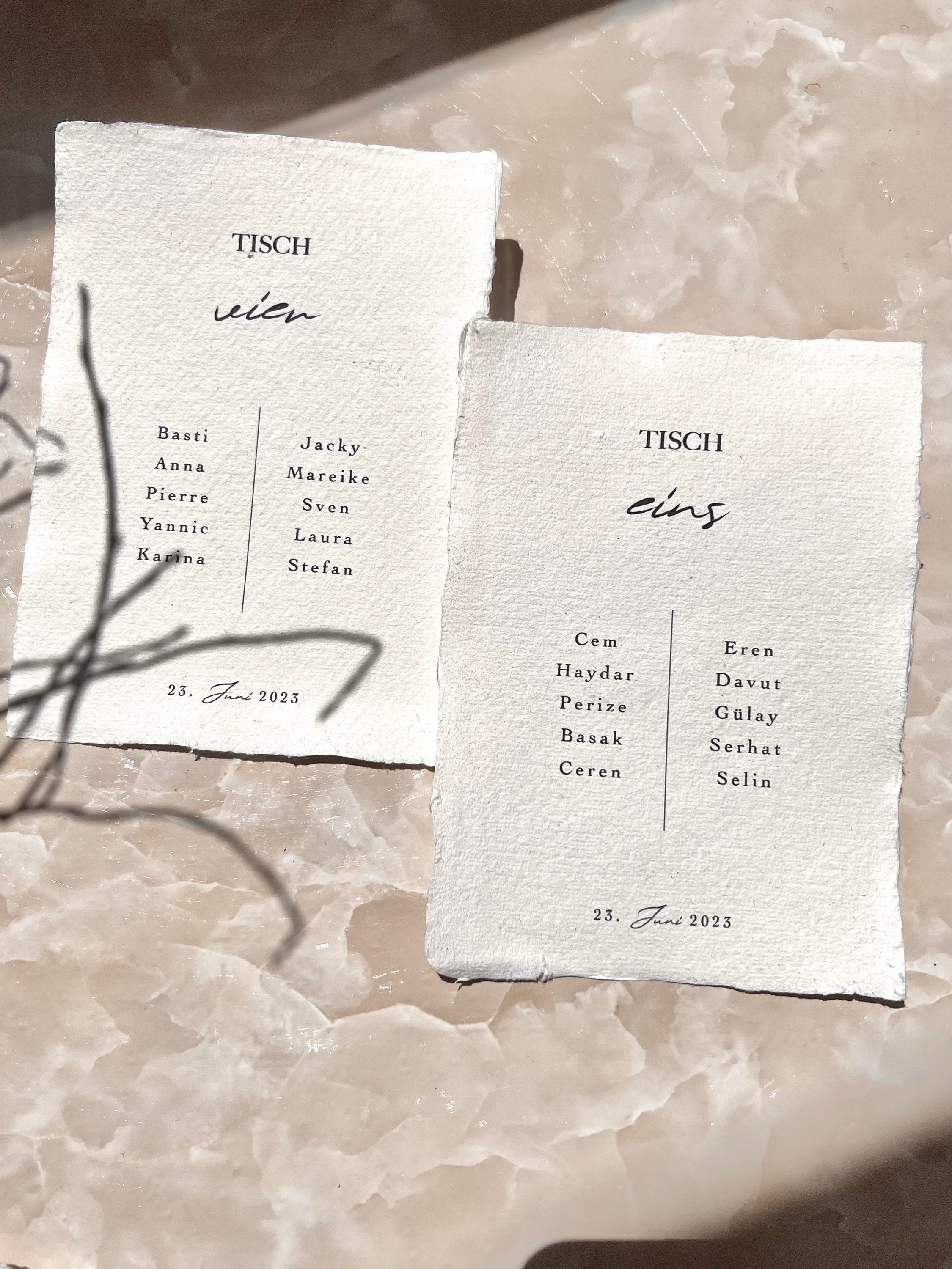 Place Cards Handmade Paper I Place Cards I Seating Plan I Wedding - Etsy