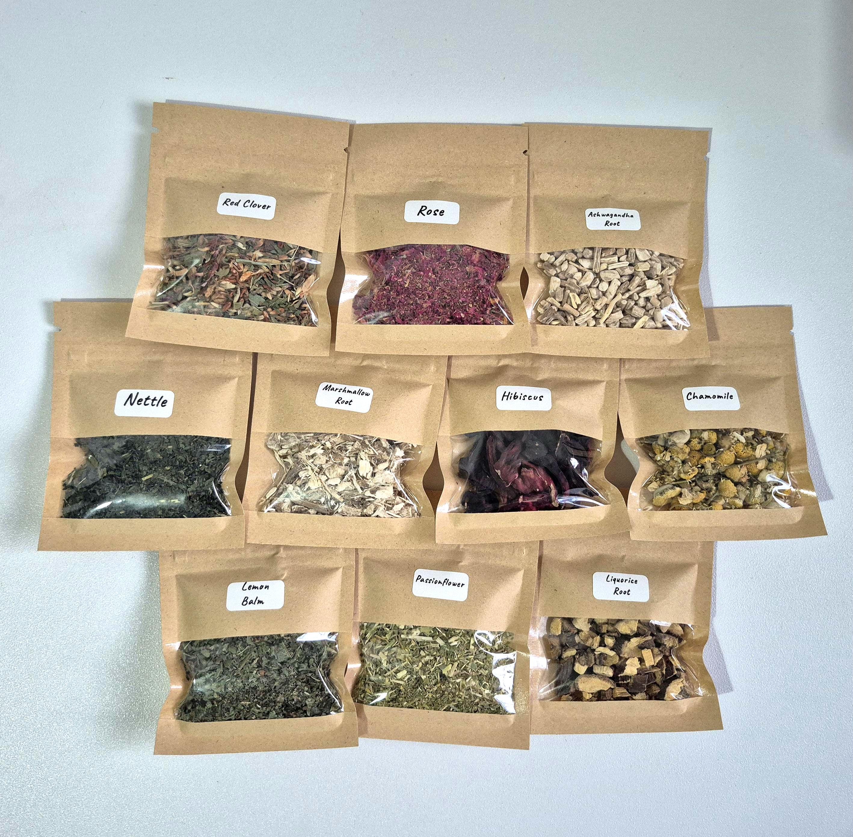 Tea + Herb Sample Box Set: Variety of Sizes, Beginner Friendly - Etsy UK