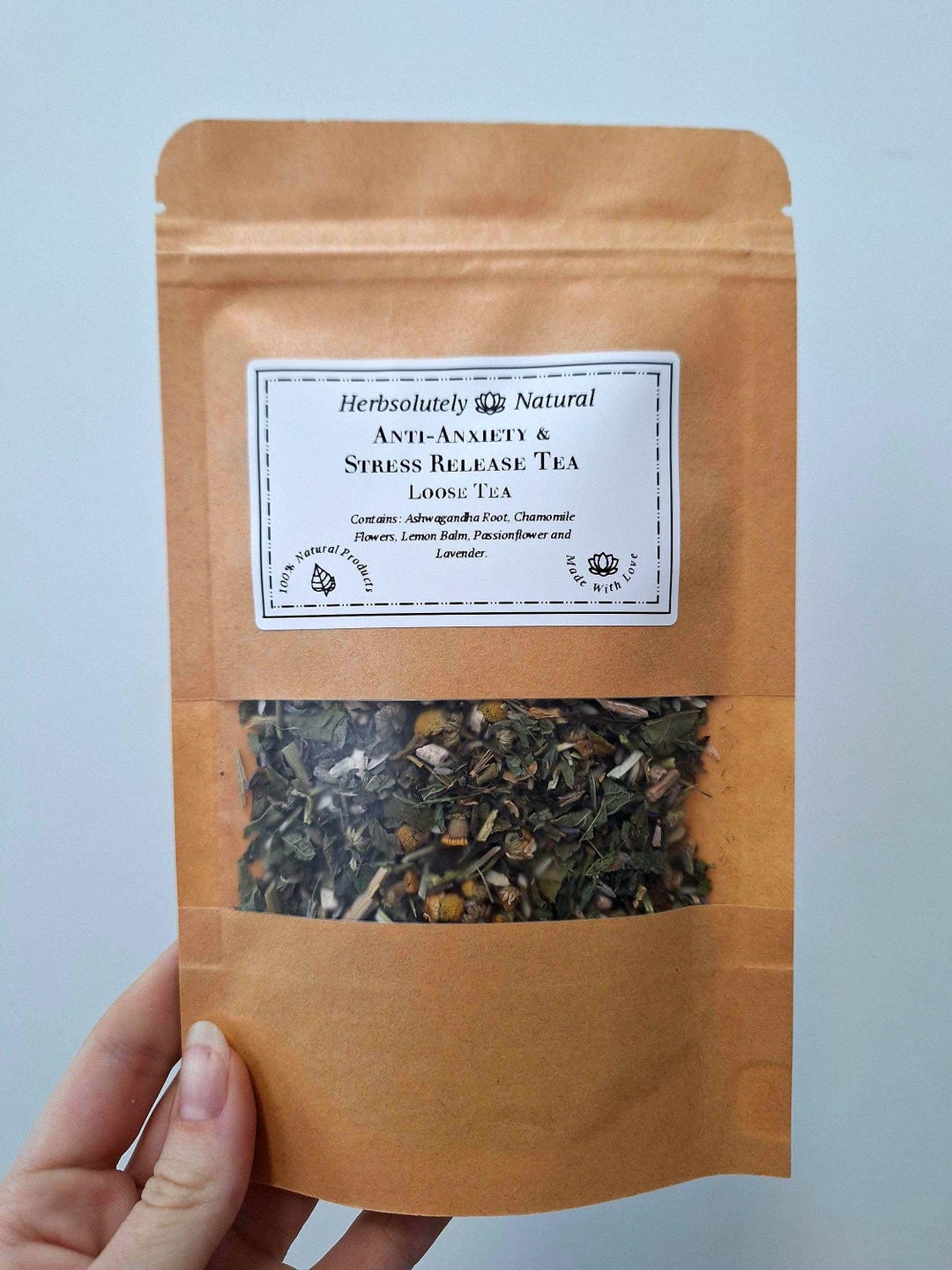 ANTI-ANXIETY TEA | Stress Release | Relax | Loose Tea Hand Blended ...
