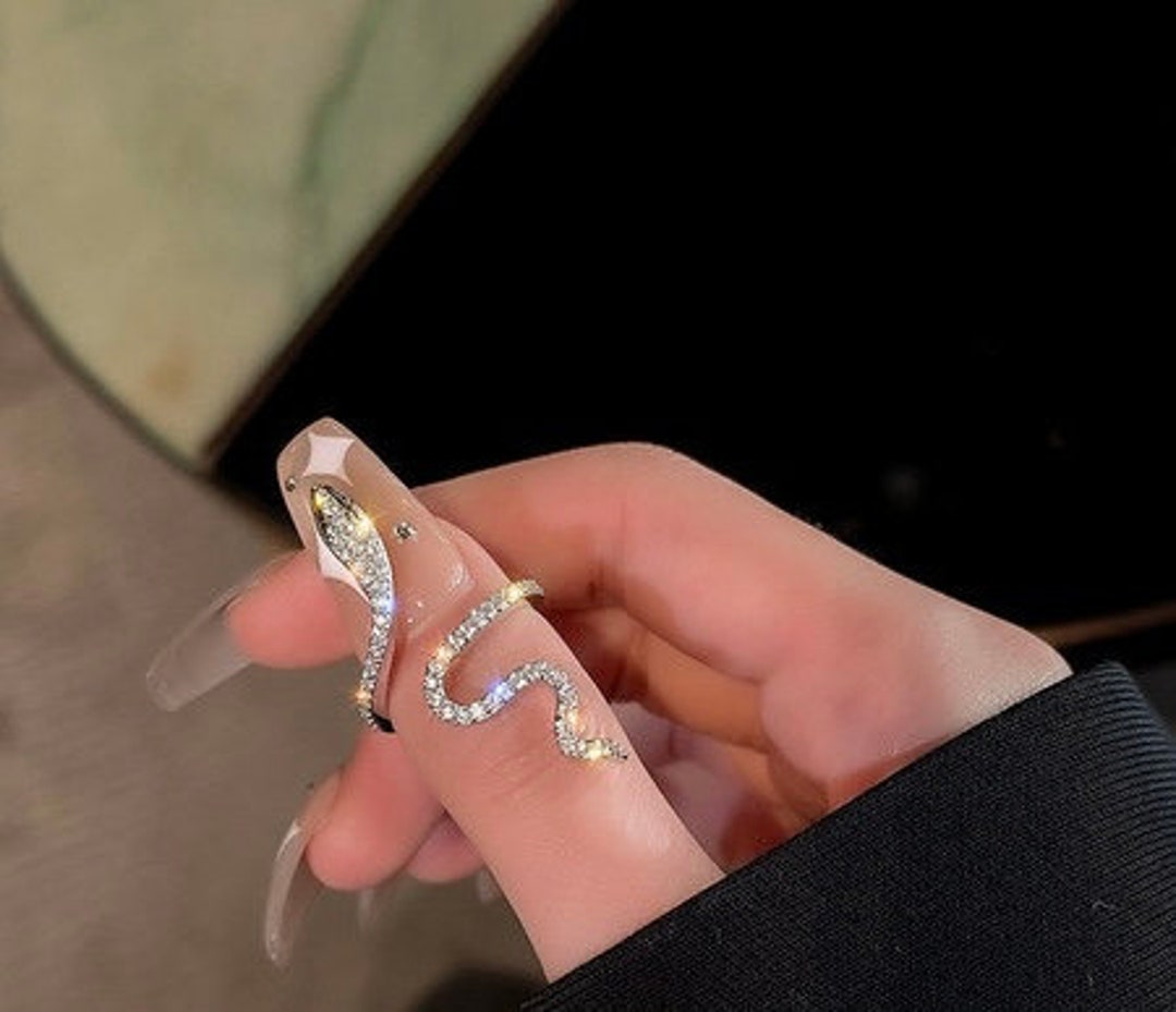 Y2K Snake Ring 2000s Vintage Style Serpent Jewelry Extra Goodies - Etsy