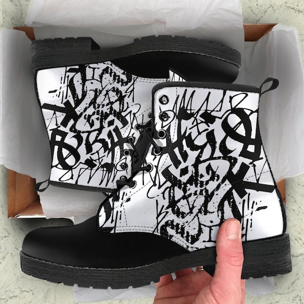 Combat Boots White - Etsy