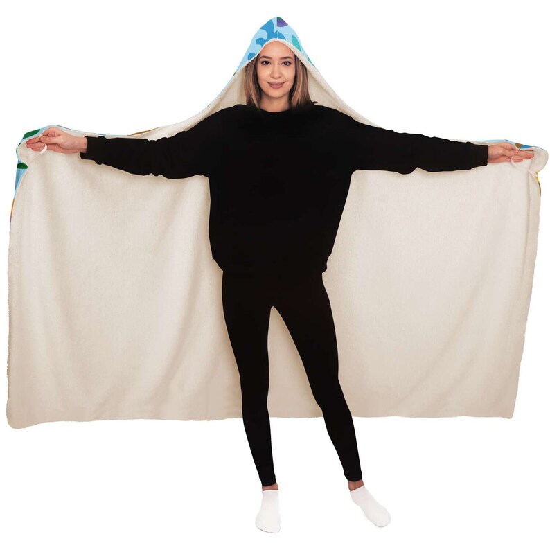 Adorable Sloths Hooded Blanket // Cute Sloth Throw // Animal - Etsy