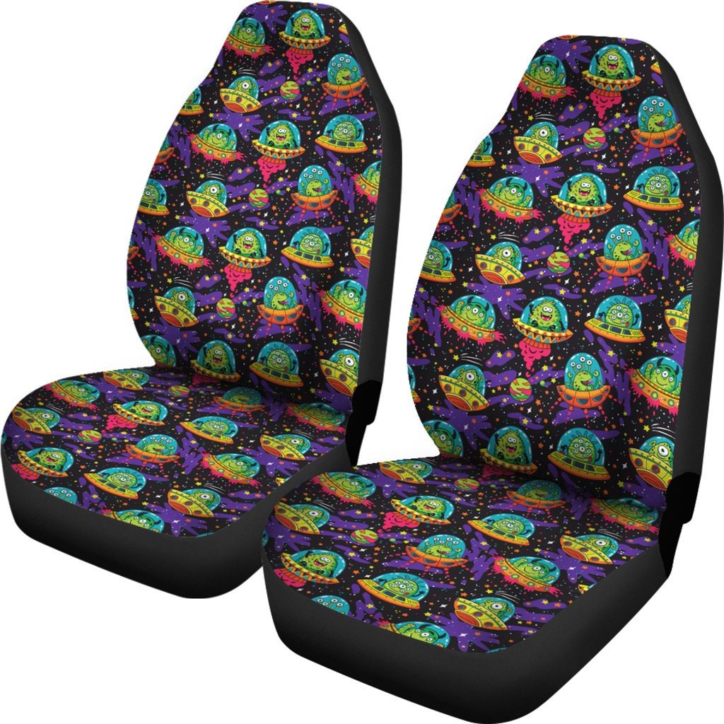 Trippy UFO Car Seat Covers for Vehicle Funky Seat Covers for | Etsy