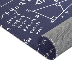 Math Doodles Area Rug Science Themed Rug Mathematics - Etsy