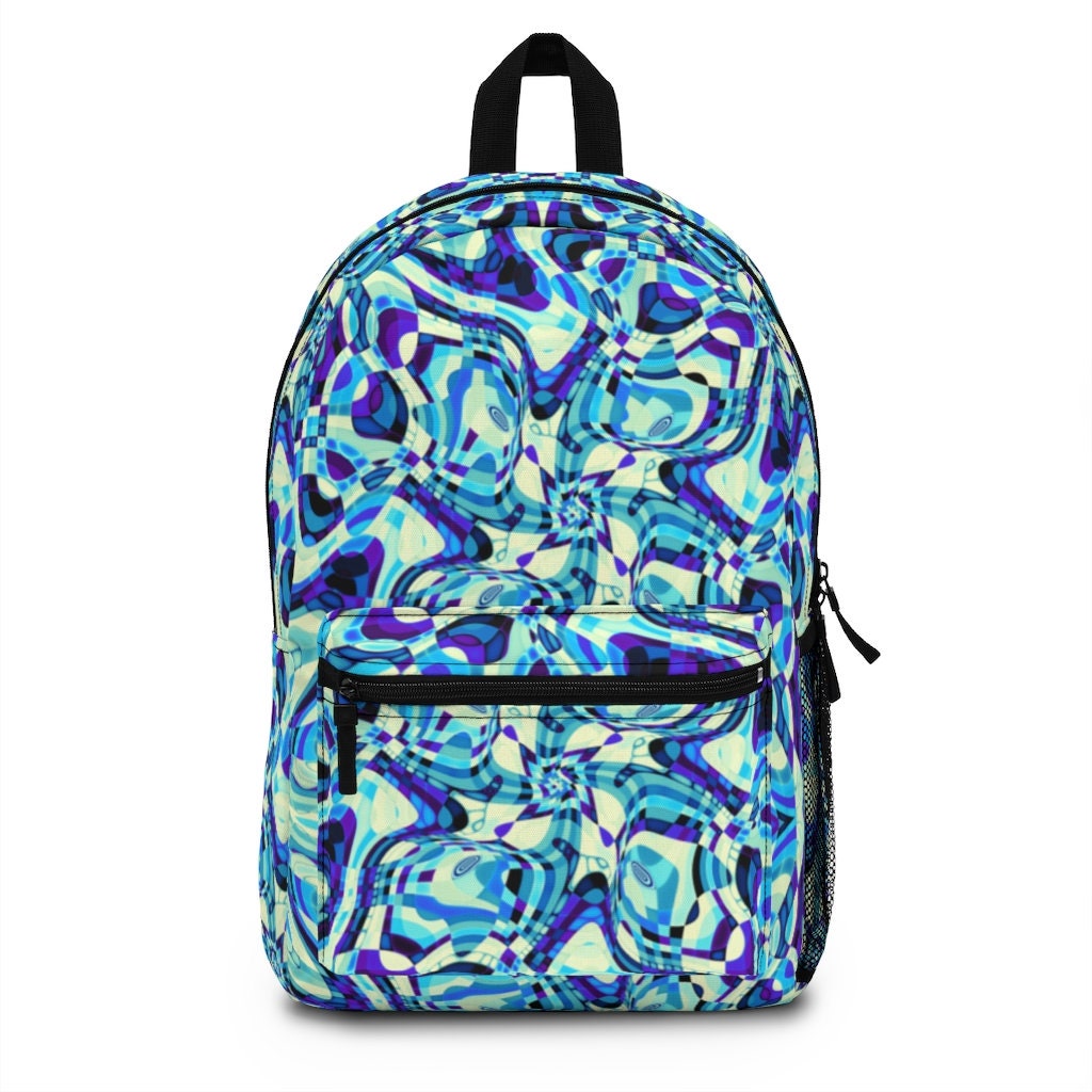 Psychedelic Backpack / Trippy Rave Backpack / 15 Laptop - Etsy UK