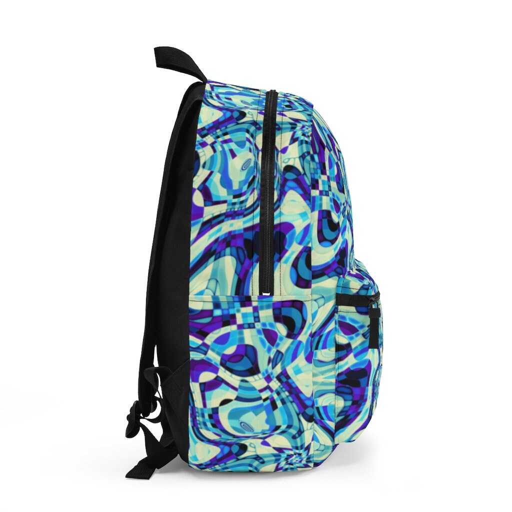 Psychedelic Backpack / Trippy Rave Backpack / 15 Laptop - Etsy UK