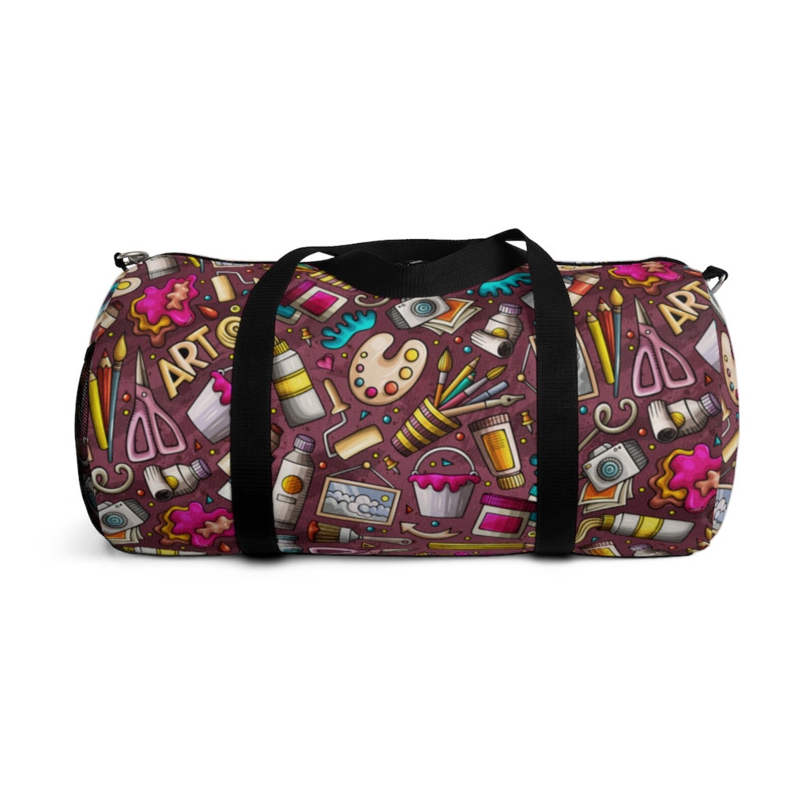 Artist Duffle Bag Artsy Canvas Large Duffel Bag Women - Etsy