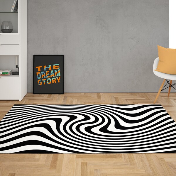 Trippy Rug - Etsy
