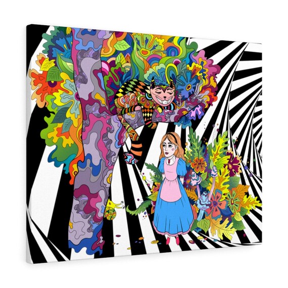 Trippy Alice In Wonderland Twitter Header