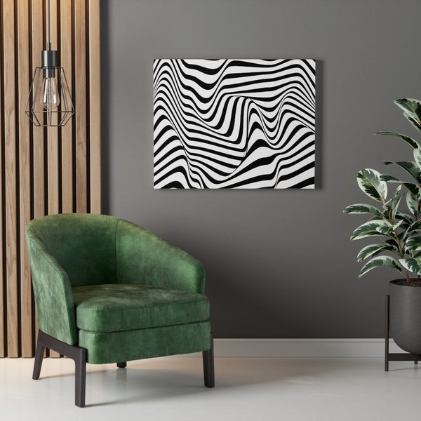 Optical Illusion Wall Art - Etsy