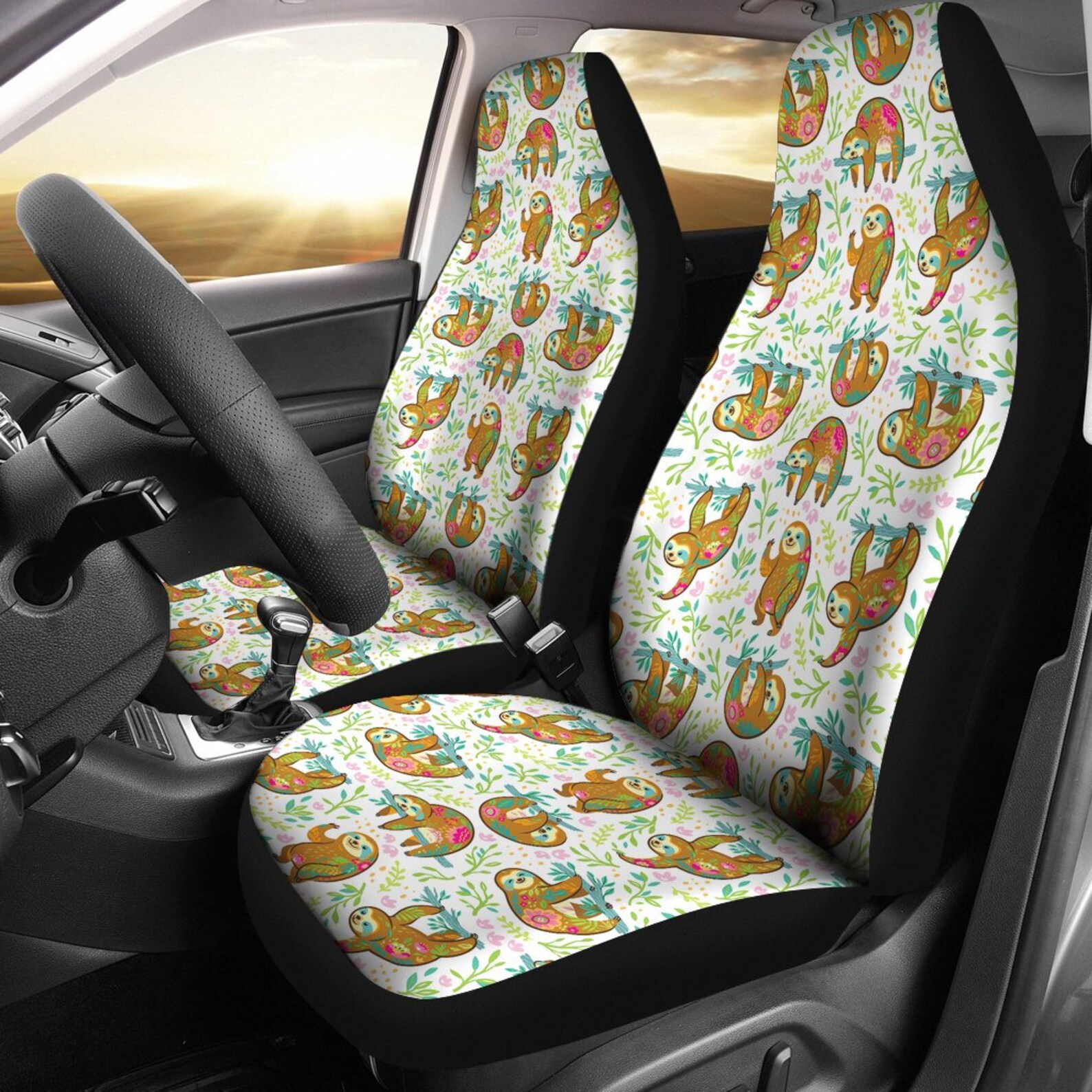 Cute Sloth Car Seat Cover for Vehicle Sloths Seat Covers for - Etsy