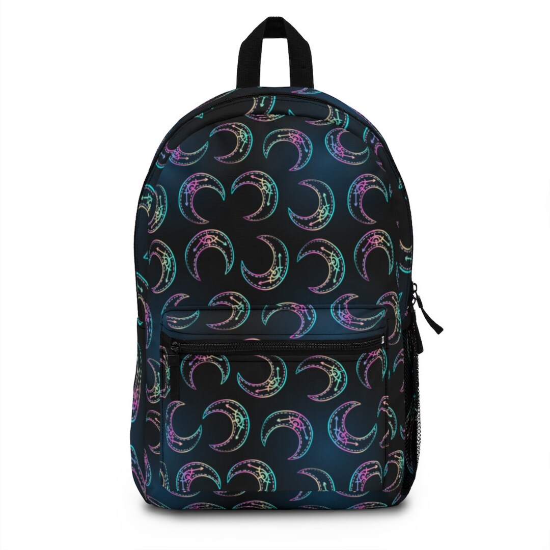Moon Pastel Goth Backpack / Stylish Boho Cool Backpack / 15 Laptop ...
