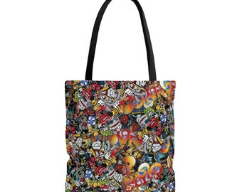 Graffiti Tote Bag - Etsy