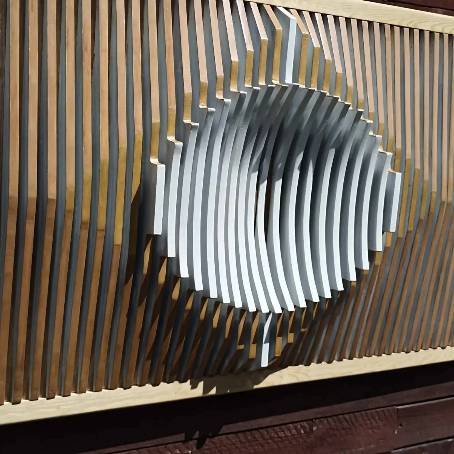 Parametric Art #wooden Parametric Art #wooden Design #wooden 3D ...