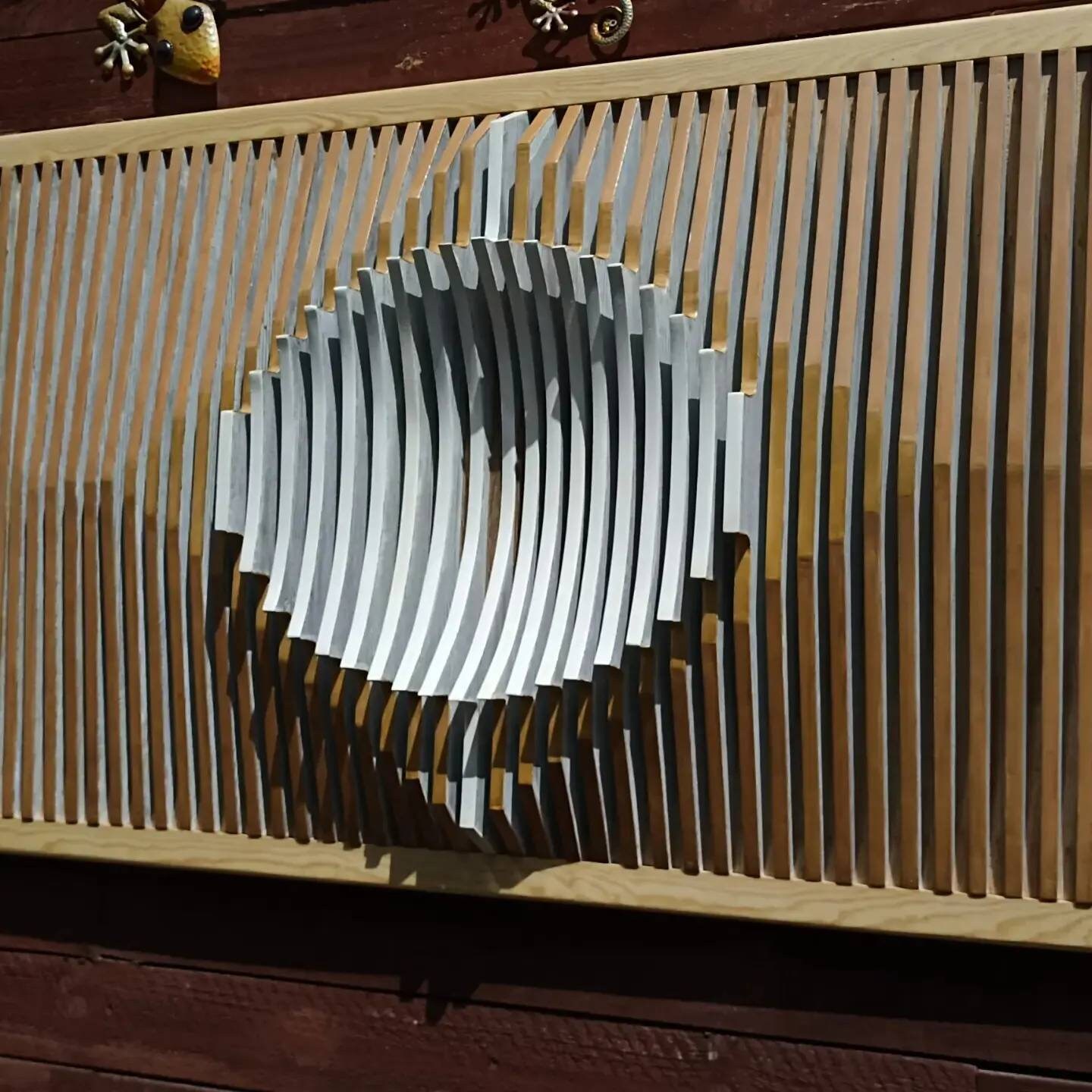 Parametric Art #wooden Parametric Art #wooden Design #wooden 3D Sculpture #hand Made Parametric ...