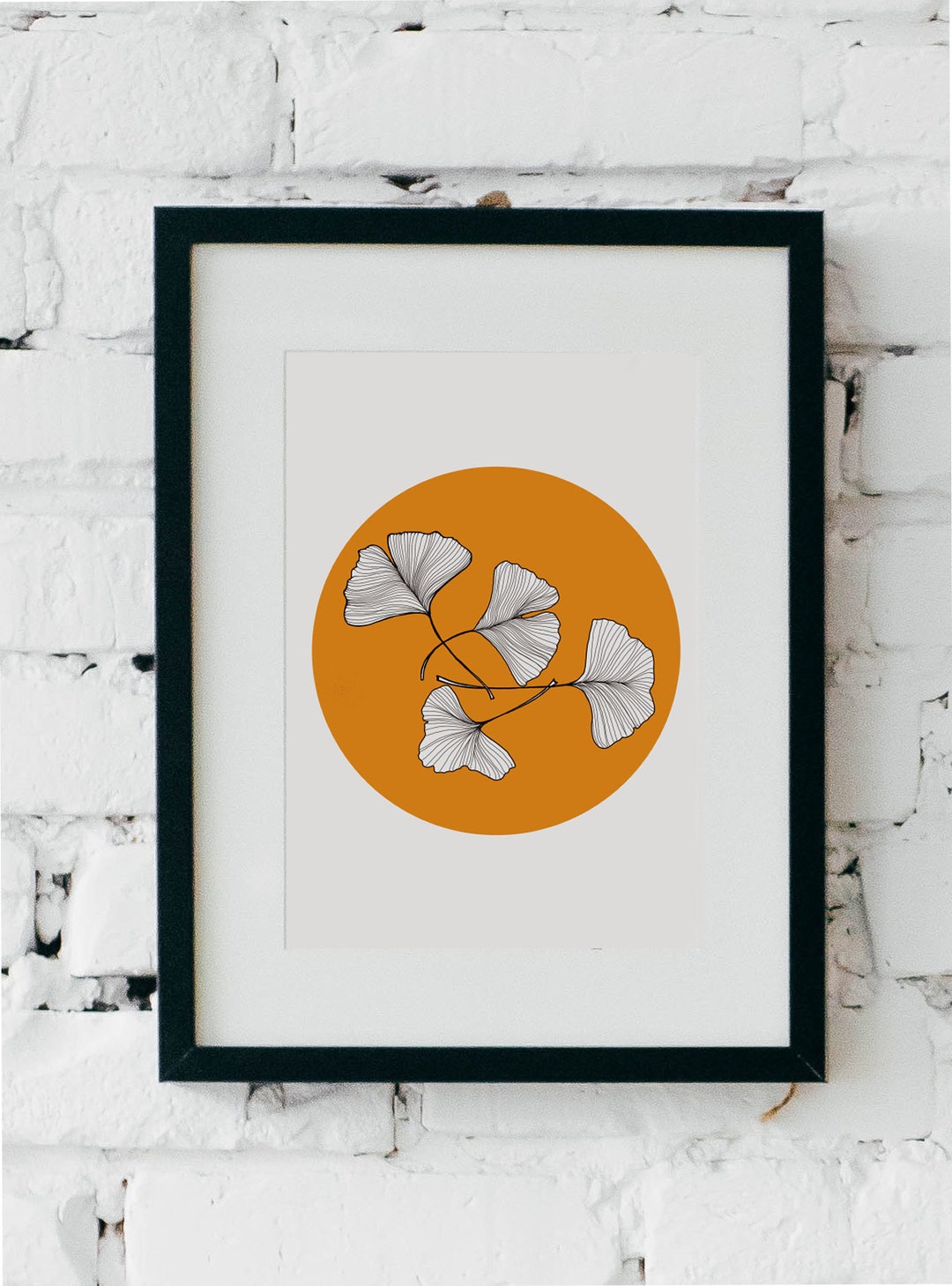 GINKO Floral Illustration Din A5 Art Print Botanical Illustration ...